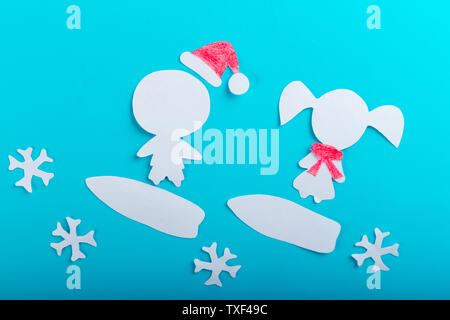 snowboard concept image made of paper Stock Photo - Alamy