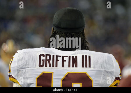 Baltimore Ravens quarterback Robert Griffin III works out prior to an ...
