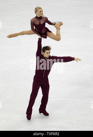 Switzerland Anais Morand and Antoine Dorsaz competing for the Figure ...