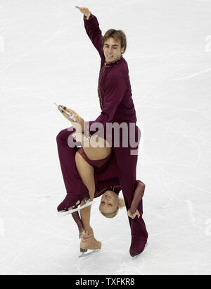 Switzerland Anais Morand and Antoine Dorsaz competing for the Figure ...