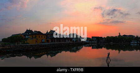 Scenery of Jinxi Ancient Town, Kunshan, Suzhou, Jiangsu Province Stock ...