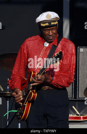 9 August 2008 Ð Baltimore, Maryland Ð Chuck Berry performs at the ...