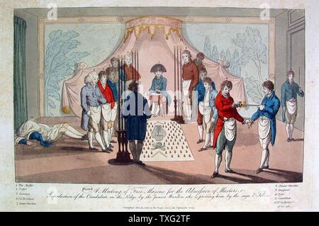 Elevation to Master V Early 19th century English lithograph (25 cm x 39 ...