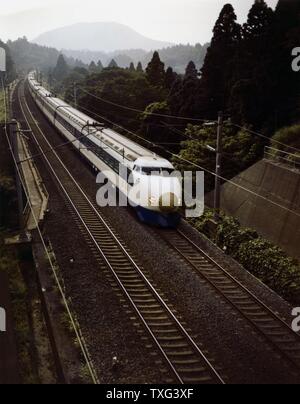 Passenger Train 1980's Stock Photo - Alamy