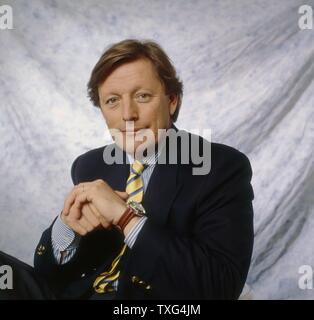 Roger Zabel, French journalist. 1990 Stock Photo - Alamy