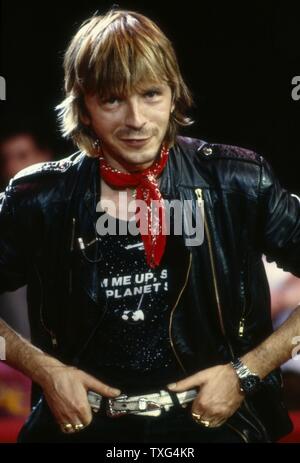 French singer Renaud in 1985 Stock Photo - Alamy