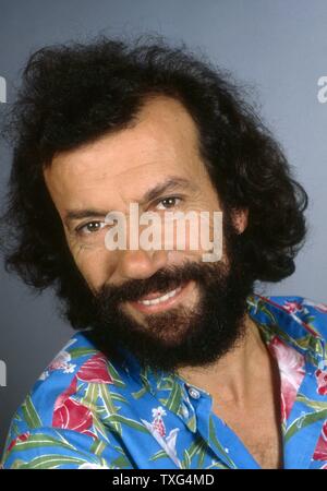 The French singer-songwriter Antoine, in February 1988 Stock Photo - Alamy