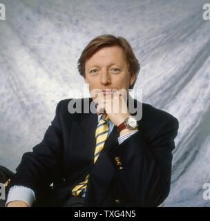 Roger Zabel, French journalist. 1990 Stock Photo - Alamy