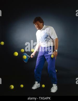 Roger Zabel, French journalist. 1990 Stock Photo - Alamy