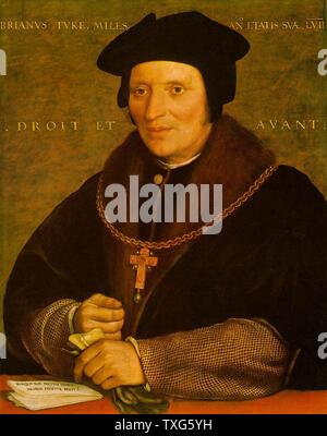 Sir Brian Tuke by Hans Holbein the Younger (1497/8-1543), oil on panel ...