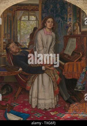 The Awakening Conscience 1853 by William Holman Hunt Stock Photo - Alamy
