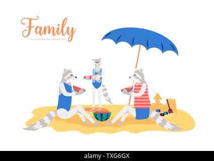 Family of watermelon fruit characters with happy emotions, smile face ...