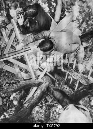 WW1 observation post from the First World War One at Pervijze, West ...