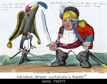General Monkey and General Wolfe!! Stock Photo - Alamy