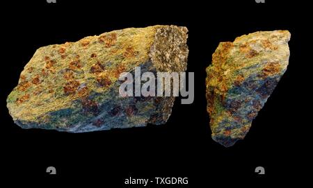 Eclogite (metamorphic rock Stock Photo - Alamy