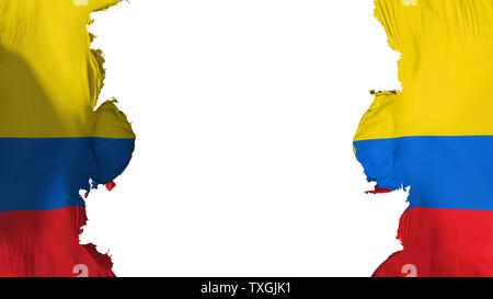 Divided Ecuador flag Stock Photo - Alamy