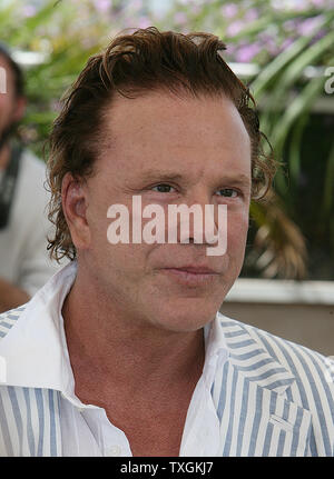 Mickey Rourke photocall for the new movie 'The Wrestler' held at the ...