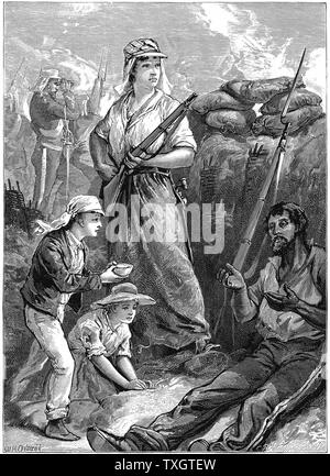 Indian Mutiny (Sepoy Mutiny) 1857-59 Highlanders capturing the ...