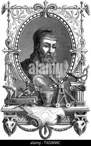 Archimedes (c287-212 BC) Ancient Greek mathematician and inventor ...