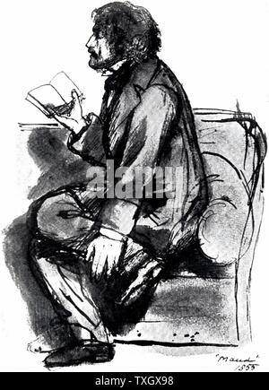 Portrait of Gabriel Dante Rossetti, William Holman Hunt, circa 1882 ...