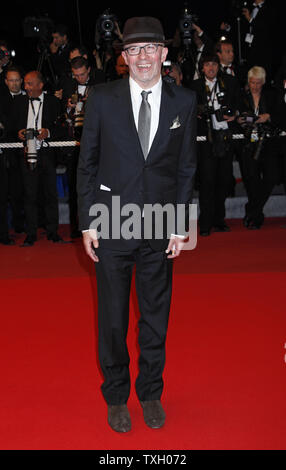 Director Jacques Audiard arrives on the red carpet after a screening of ...