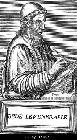 Bede the Venerable (673-735), Anglo-Saxon scholar and historian. Bede ...