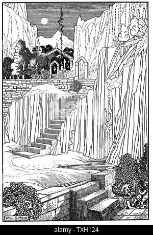 Priestess Pythia in the Temple of Delphi, Romeyn de Hooghe (Attributed ...