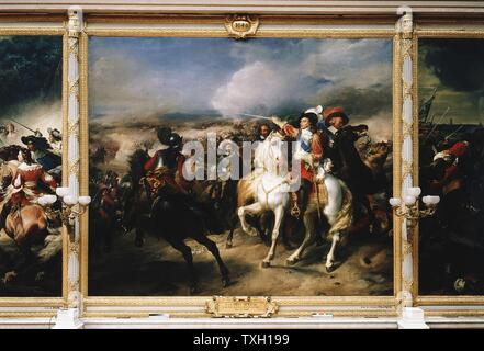 Jean Pierre Franque - Battle of Lens 28 August 1648 Stock Photo - Alamy