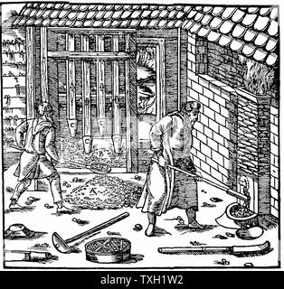 16th Century Silver Mining Stock Photo - Alamy