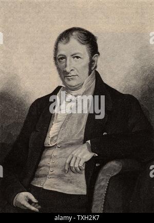 ELI WHITNEY (1765-1825) American inventor of the cotton gin Stock Photo ...