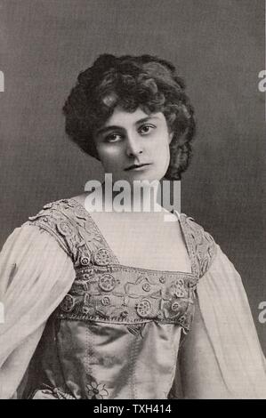 Maud Gonne (1865-1953), Mrs John MacBride, ardent Irish Nationalist and, from 1916, an active ...