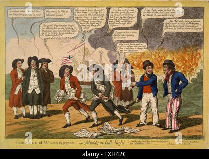 War of 1812 (Anglo-American War 1812-1815): 'The Boxing Match, or ...