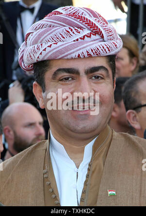 Kurdish Major General Serwan Sabir Barzani, Kurdish Lieutenant-General ...
