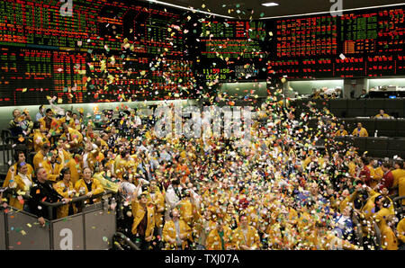 The eurodollar pit in the Chicago Mercantile Exchange Stock Photo - Alamy