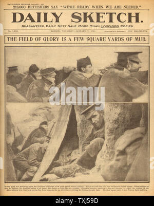 1915 Daily Sketch front page reporting George Joseph Smith sentenced to ...