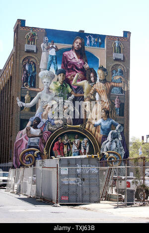 The "Common threads" mural in Philadelphia, PA, USA Stock Photo - Alamy
