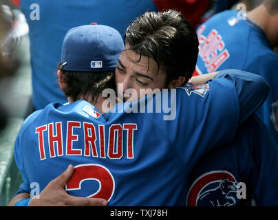 Ryan Theriot of the Chicago Cubs before a game against the San Diego ...