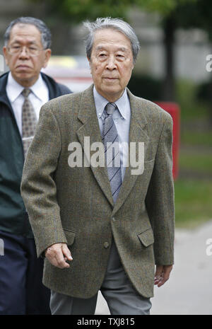 University of Chicago Physics professor Yoichiro Nambu during a news ...
