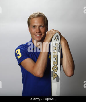 Aerials skier Ryan St. Onge poses for a portrait at the 2010 United ...