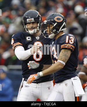 Chicago Bears' Johnny Knox after scoring a TD during an NFL football ...
