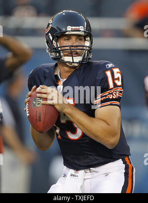 Chicago Bears quarterback Dan LeFevour throws against the San Diego ...