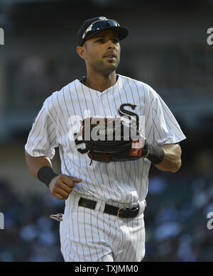 Chicago White Sox right fielder Rikuu Nishida warms up before a ...