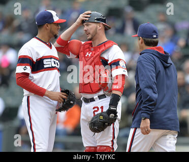 Detroit Tigers starting pitcher Tyler Alexander plays during a baseball ...
