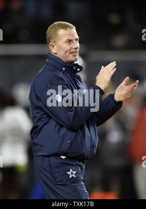 Dallas Cowboys head coach Brian Schottenheimer watches from the ...