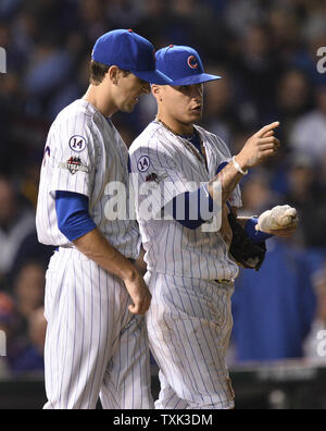 Chicago Cubs starting pitcher Javier Assad throws against the St. Louis ...