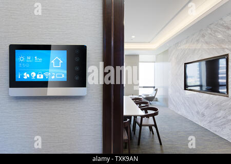Smartscreen in modern office Stock Photo - Alamy