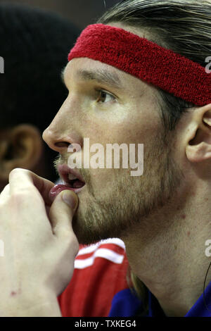 Detroit Pistons forward Walter Herrmann, of Argentina, is shown during ...