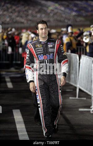 Sam Hornish Jr. before the NASCAR Sprint Cup Series' Samsung Mobile 500 ...