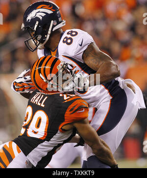 Leon Hall, a Cincinnati Bengals first-round draft choice from Michigan ...