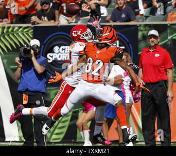 Cincinnati Bengals wide receiver Marvin Jones, right, scores in front ...
